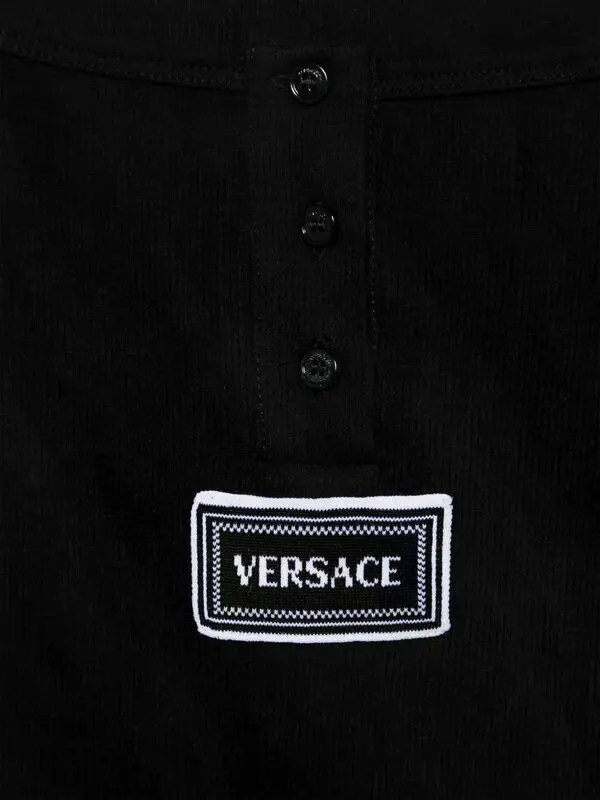 Versace Logo-patch T-shirt