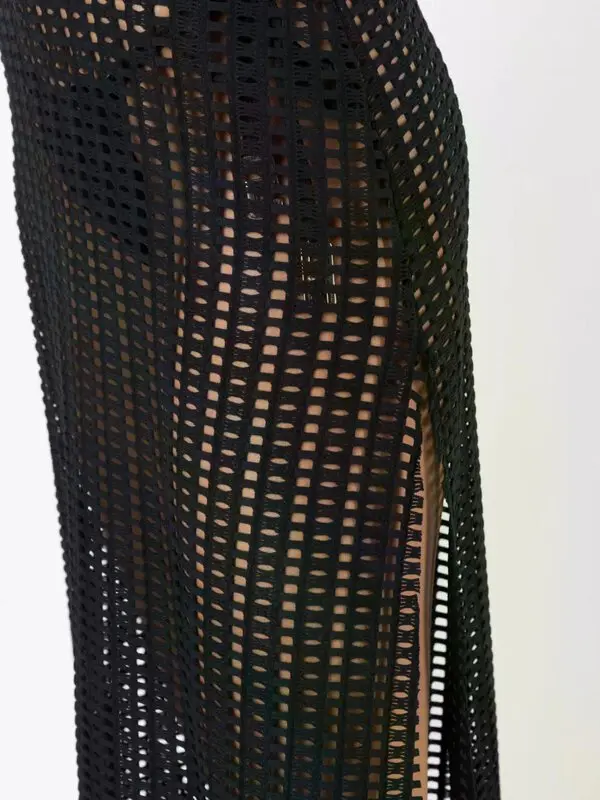 AMIR SLAMA Open-knit Maxi Dress