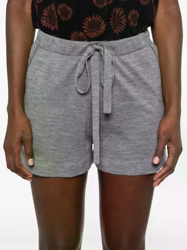 P.a.r.o.s.h Fine-knit Shorts - Grey