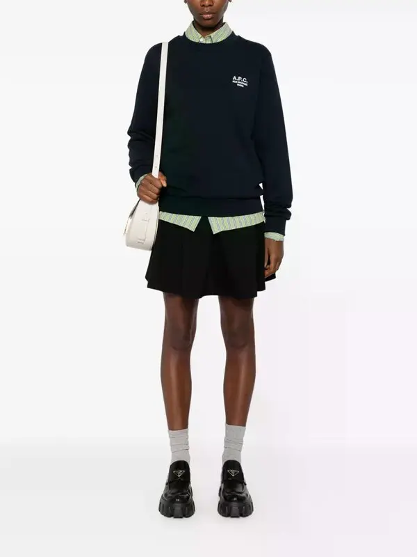 A.p.c. Embroidered-logo Sweatshirt