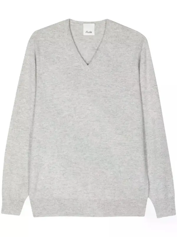 ALLUDE V-neck Cashmere Jumper
