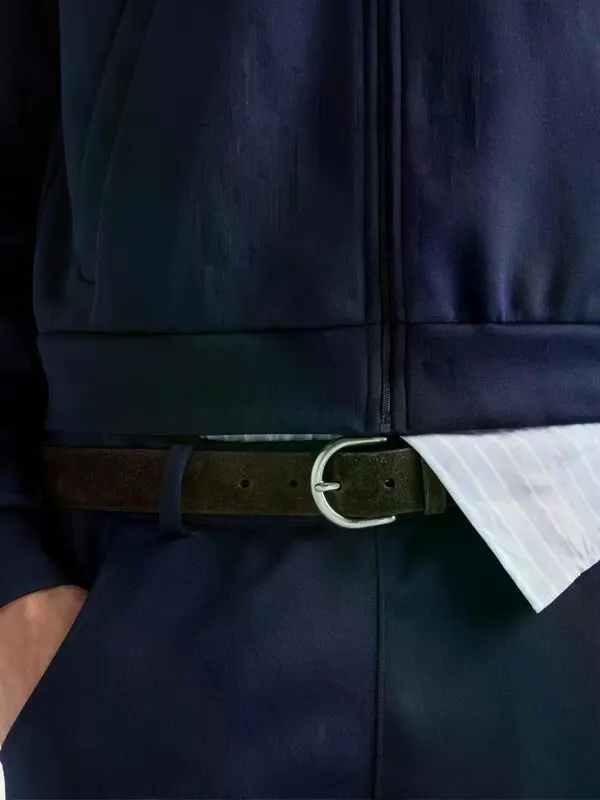Prada Suede Belt - Brown