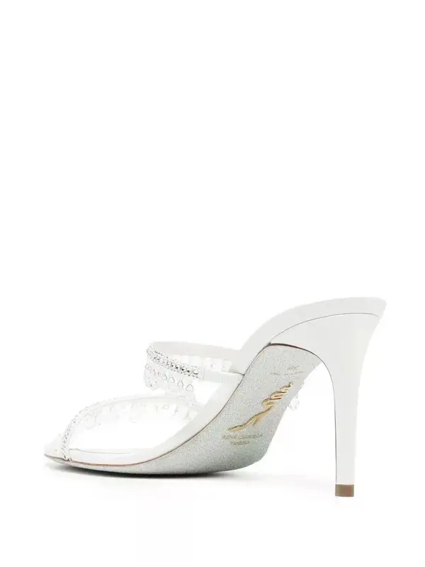 Rene Caovilla 85mm Crystal-strap Sandals