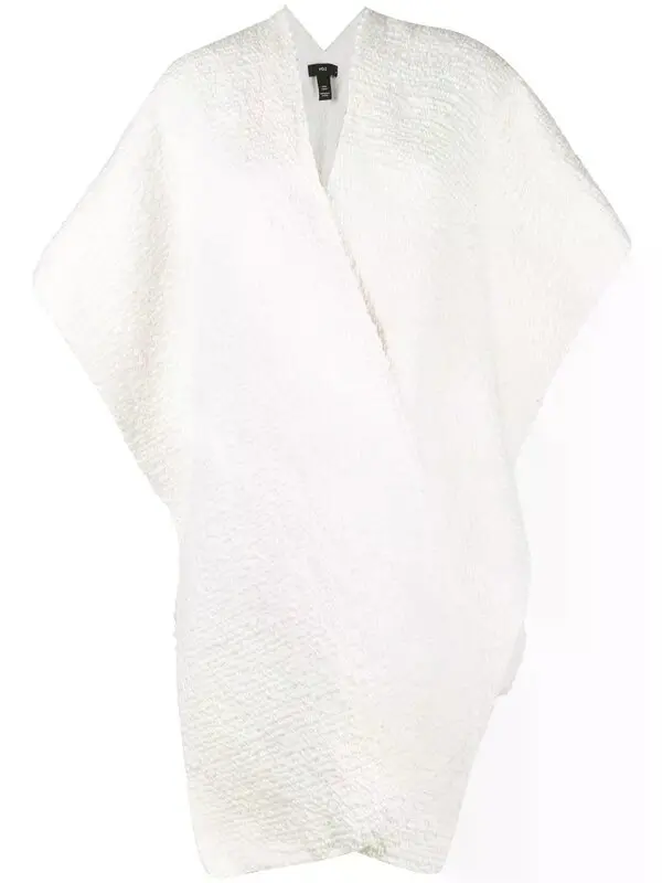 Voz Short-sleeve Cardi-coat - White