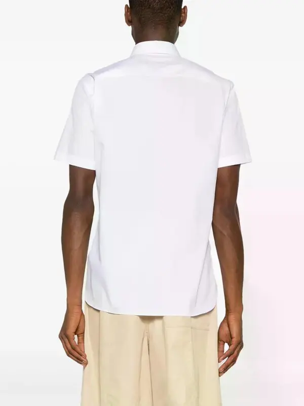 Burberry Embroidered Cotton Shirt