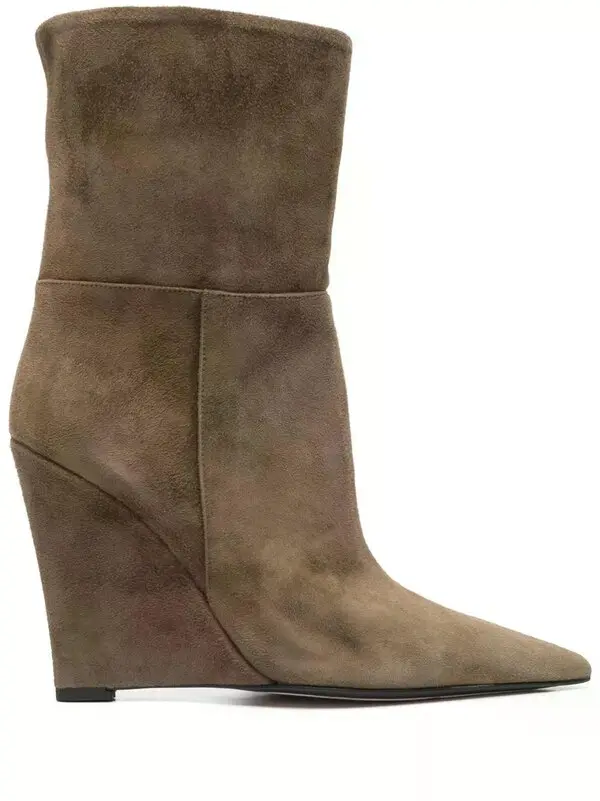 ALEVI MILANO 115mm Suede Wedge Boots
