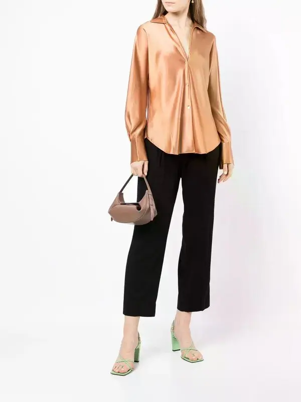 Vince Drapey Cropped-leg Trousers