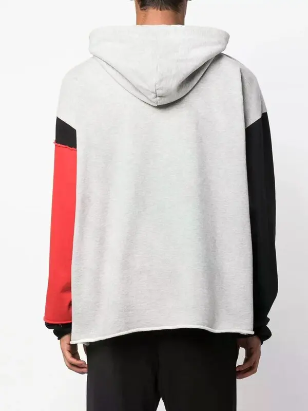 424 Colour-block Drawstring Hoodie