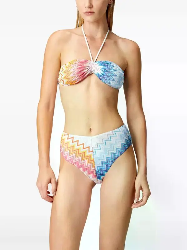 Missoni Zigzag-knit Bikini Set