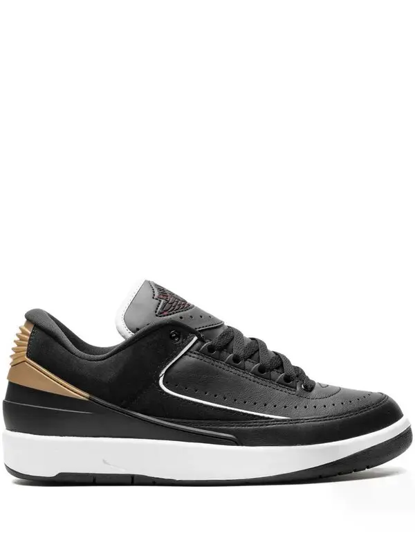 JORDAN 2 Lace-up Sneakers - Black