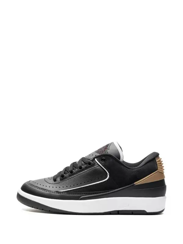 JORDAN 2 Lace-up Sneakers - Black