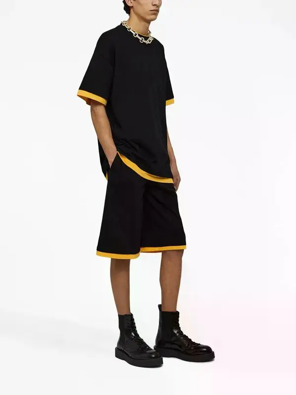 JIL SANDER Logo-print Two-tone T-shirt
