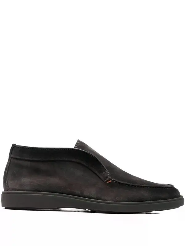 Santoni Dragon Suede Ankle Boots - Grey