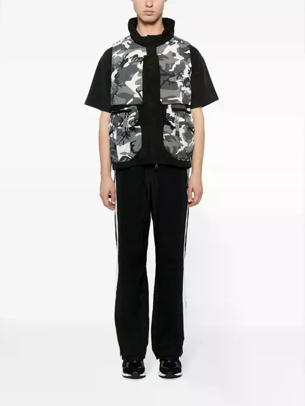 MOSTLY HEARD RARELY SEEN Camouflage Print Layered Gilet