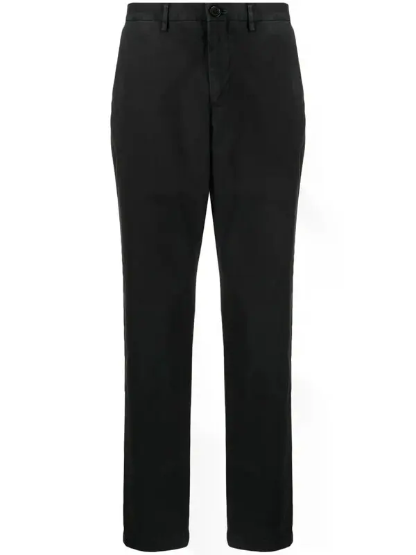 Paul Smith Zebra-embroidered Straight-leg Trousers - Black
