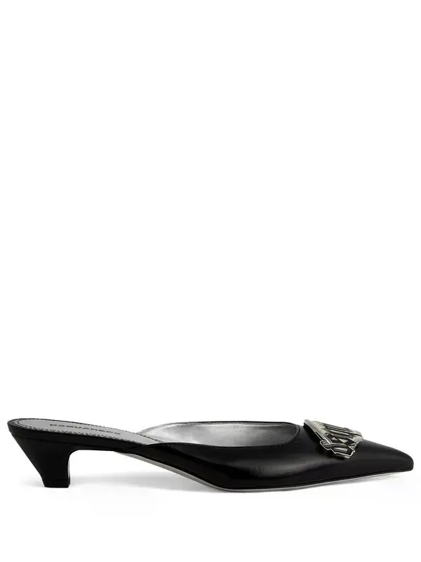 Dsquared2 35mm Logo-plaque Leather Mules