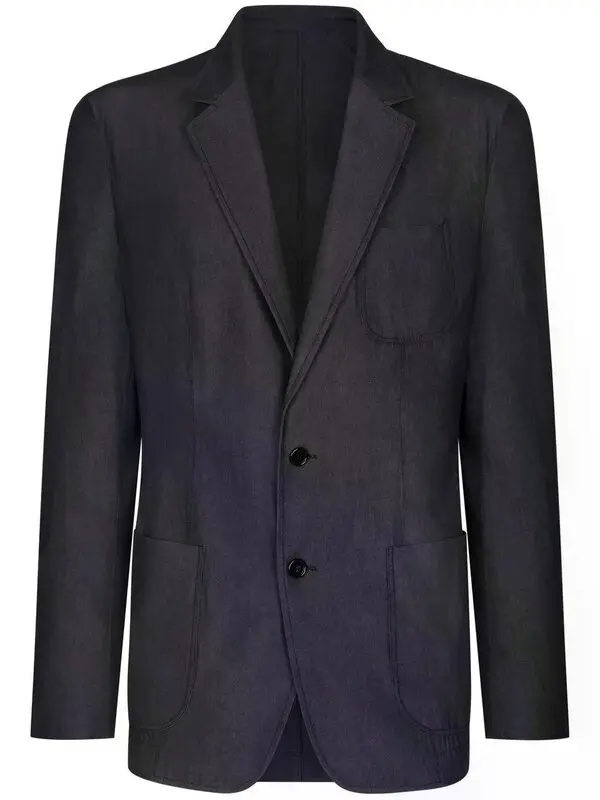 Dolce & Gabbana Portofino Virgin Wool Blazer - Blue