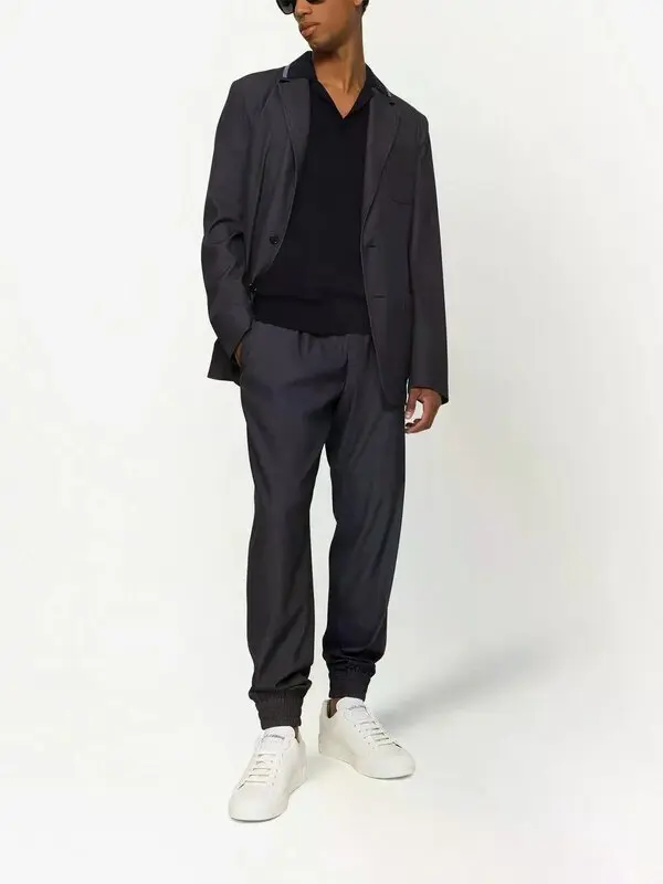 Dolce & Gabbana Portofino Virgin Wool Blazer - Blue