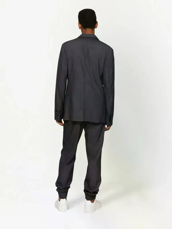 Dolce & Gabbana Portofino Virgin Wool Blazer - Blue