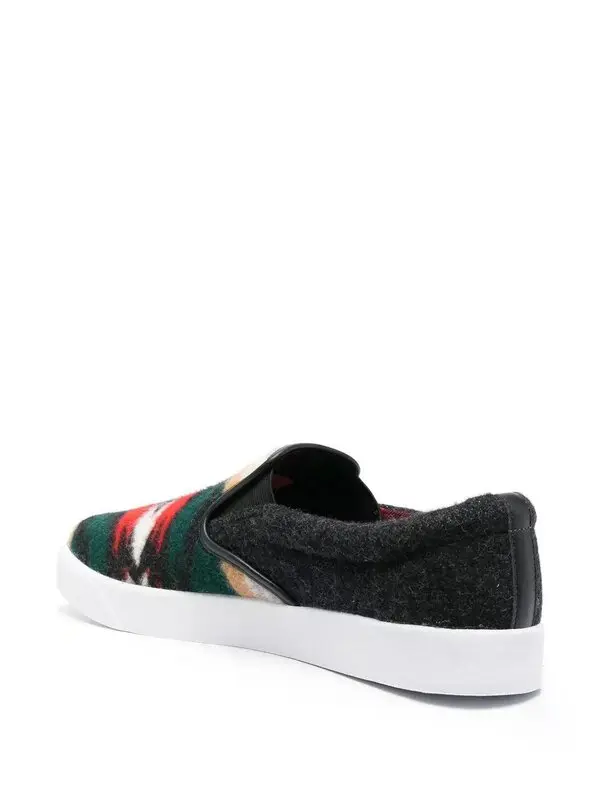 Junya Watanabe Abstract-pattern Wool Sneakers