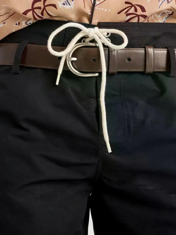 Prada Leather Belt - Brown
