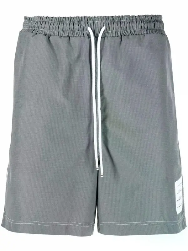 Thom Browne Drawstring-waist Track Shorts