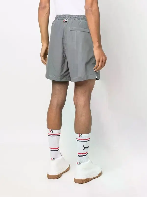 Thom Browne Drawstring-waist Track Shorts