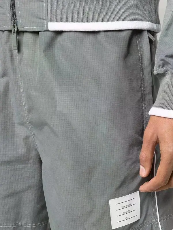 Thom Browne Drawstring-waist Track Shorts