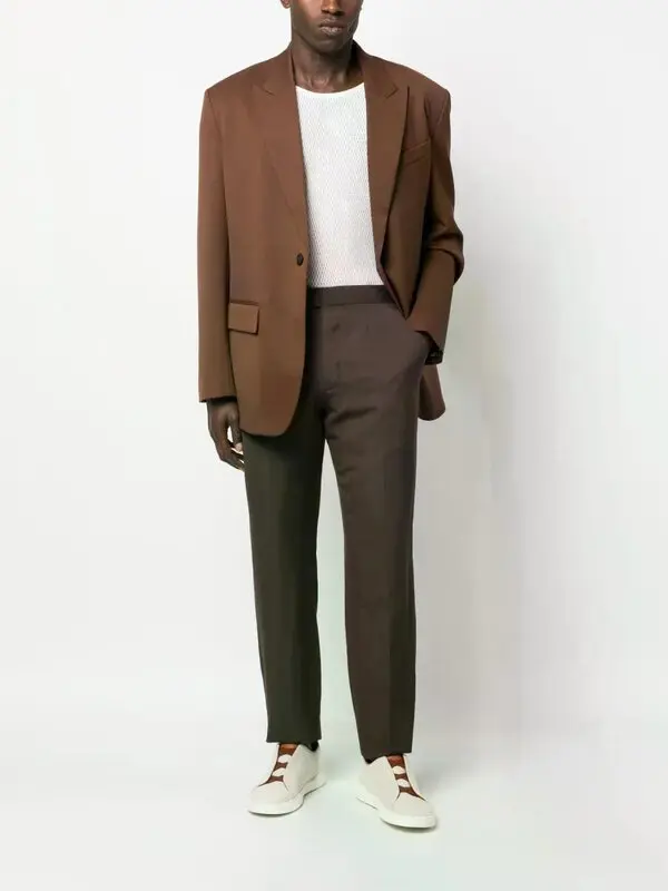 Zegna Mid-rise Tapered Trousers