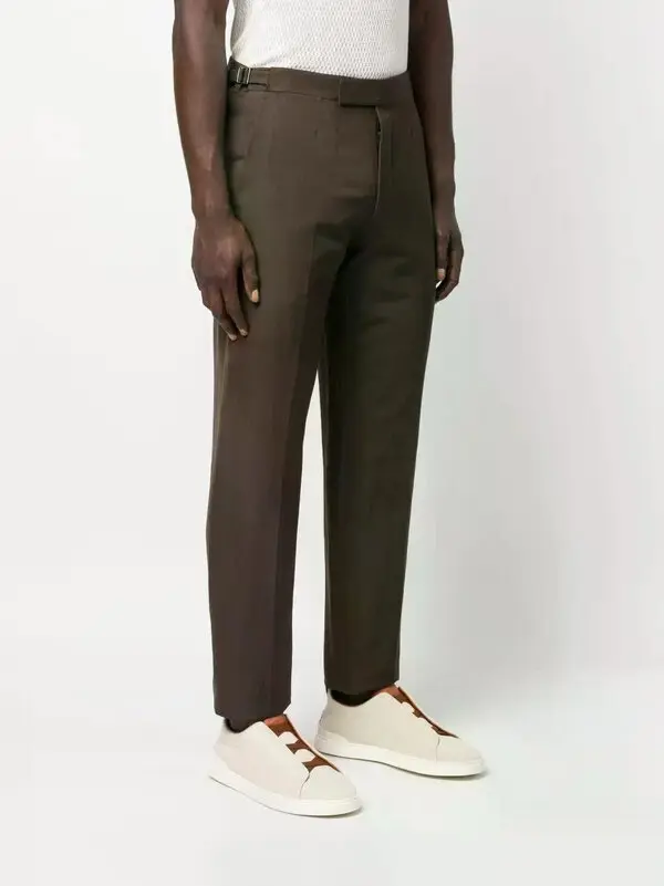 Zegna Mid-rise Tapered Trousers