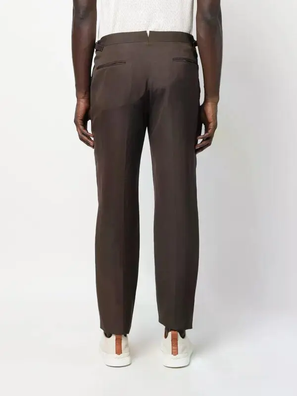 Zegna Mid-rise Tapered Trousers