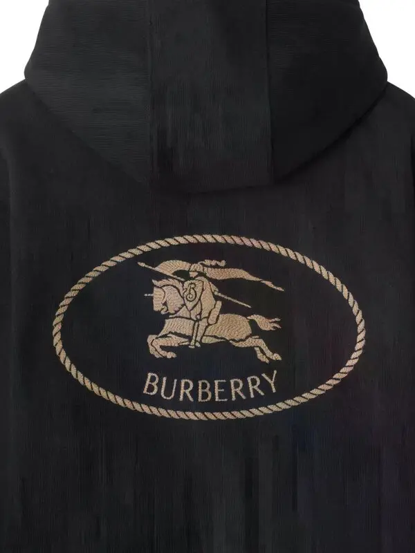Burberry Knight-stamp Cotton Hoodie