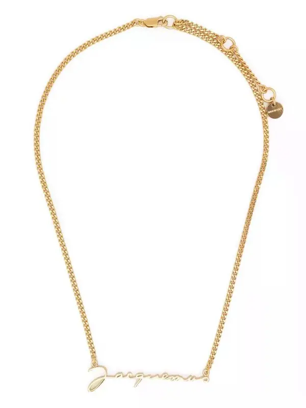 Jacquemus Logo Pendant Necklace