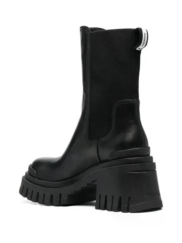 Premiata Block-heel Leather Boots