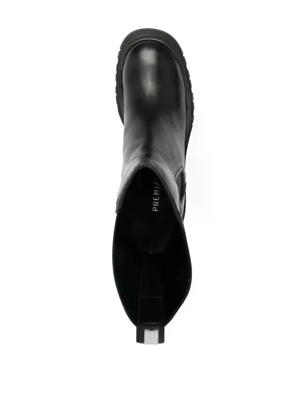 Premiata Block-heel Leather Boots