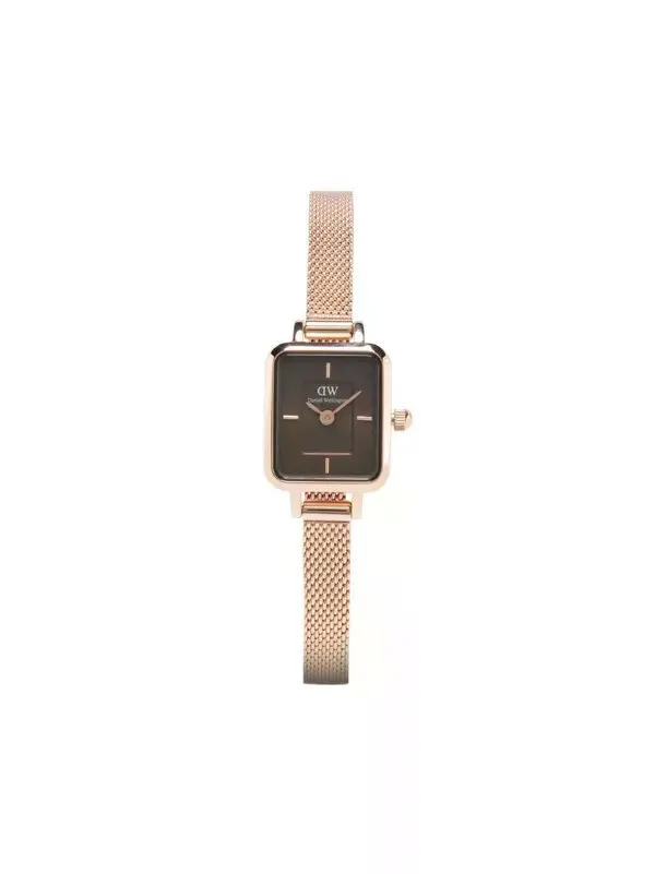 DANIEL WELLINGTON Quadro Mini 19mm Wristwatch - Brown