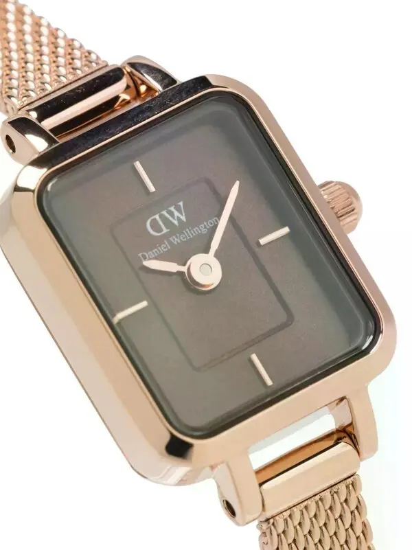 DANIEL WELLINGTON Quadro Mini 19mm Wristwatch - Brown