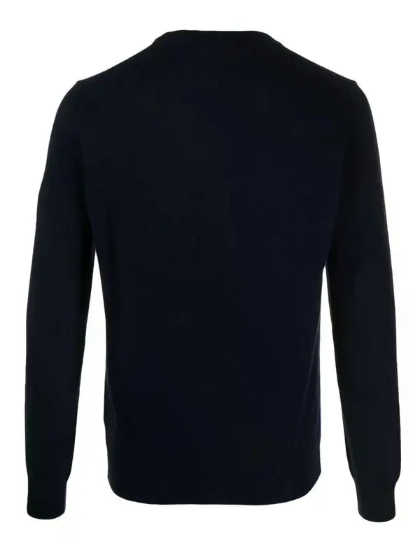 MOORER Crew-neck Silk-blend Jumper