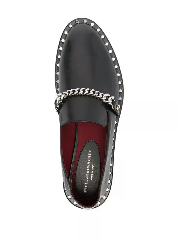 Stella McCartney Falabella Leather Loafers
