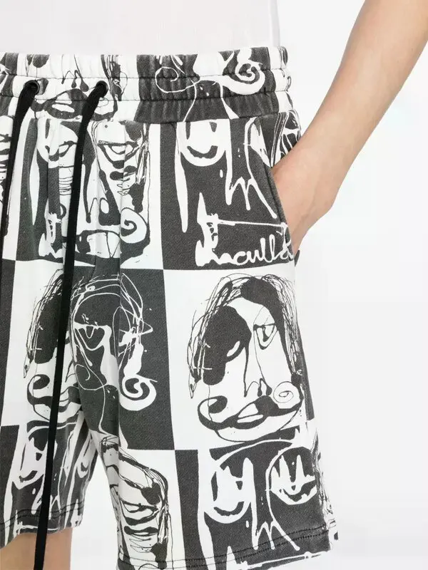 HACULLA. Graphic Print Track Shorts