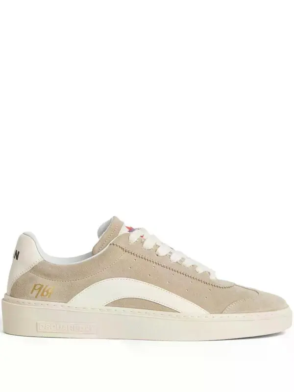 Dsquared2 Rider Suede Lace-up Sneakers - Neutrals