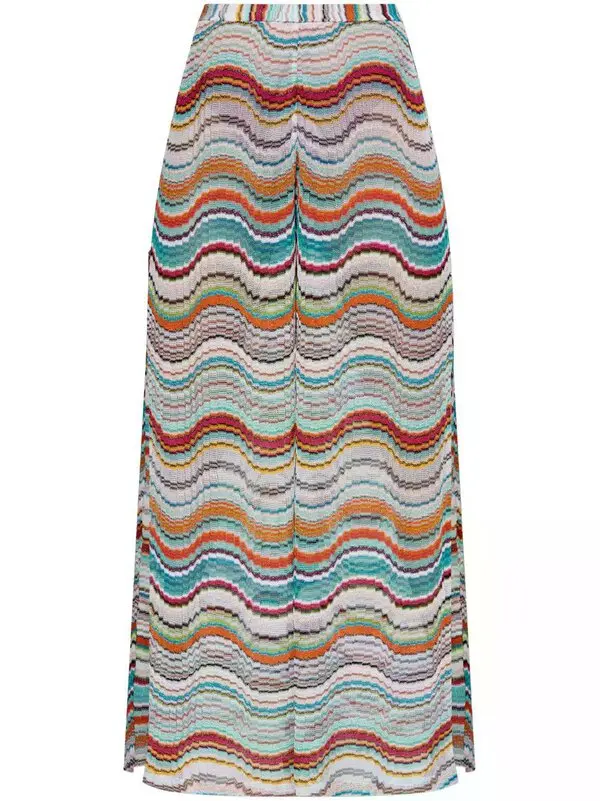 Missoni High-waisted Wide-leg Trousers