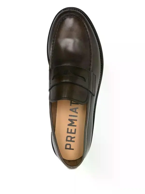 Premiata Leather Loafers - Brown