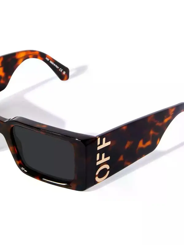 Off-White Milano Tortoiseshell-effect Tinted Sunglasses - Brown