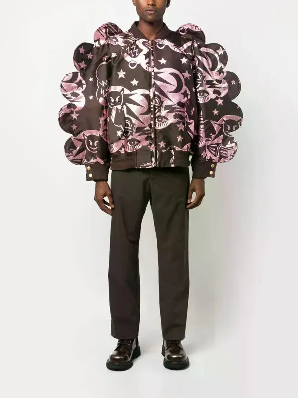 WALTER VAN BEIRENDONCK Wings Oversized Bomber Jacket