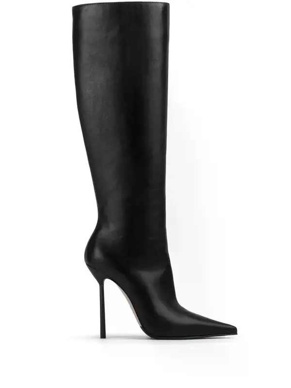 LE SILLA Bella 120mm Pointed-toe Leather Boots