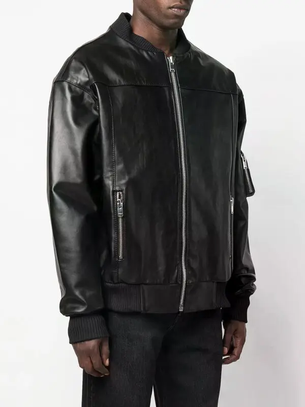 MISBHV X Ufo361 Leather Bomber Jacket