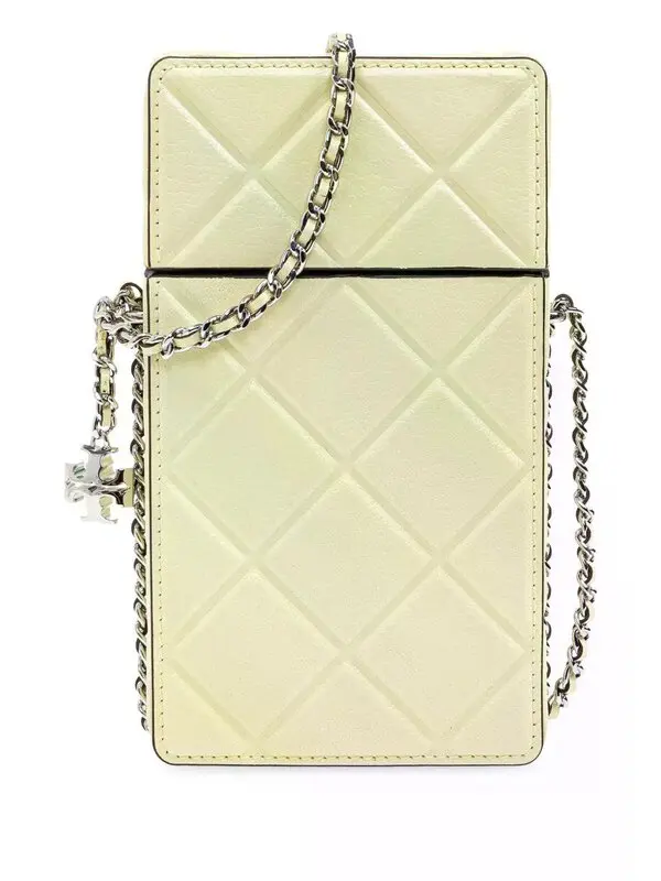 Tory Burch Logo-plaque Phone Bag - Yellow