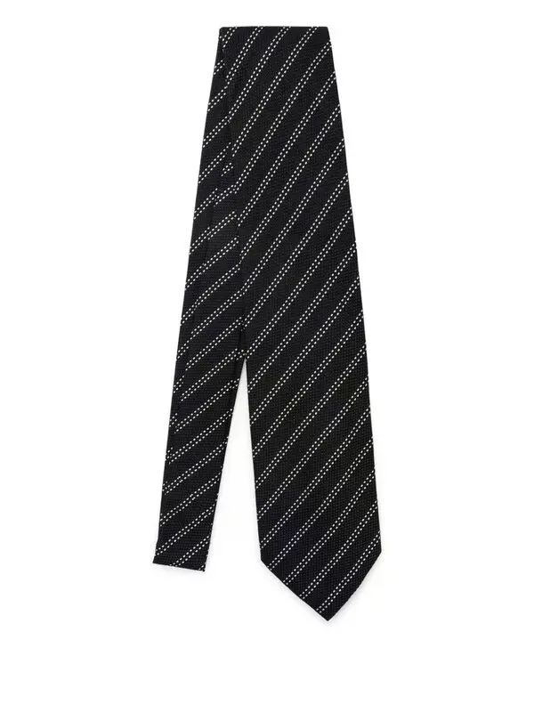 Destin Pinstriped Neck Tie - Blue