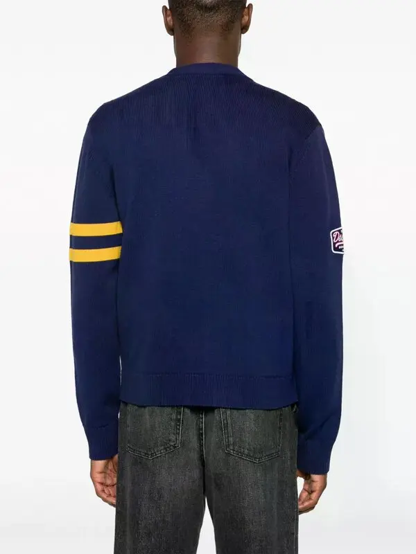 Dsquared2 College Shetland Wool Cardigan